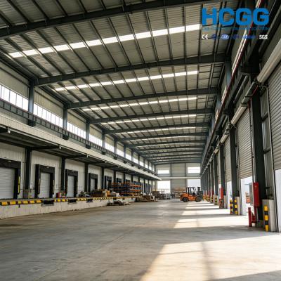 China Industrial Steel Building designed with heavy duty steel frames ensuring safety and durability for industrial projects for sale