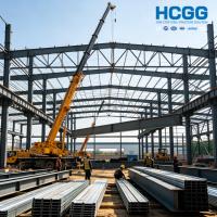 China Modern Steel Structure Automotive Exhibition Steel Frame Car Showroom Buildings Solutions for sale