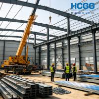 China Fast Installation Industrial Steel Structure Building Prefab Steel Warehouse Workshop Steel Frame Construction Building for sale
