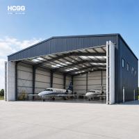 China Durable Steel Structure Hangar Featuring Large Span Design Ideal for Aviation Shelters and Industrial Equipment Storage for sale