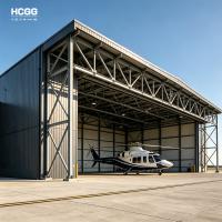 China Durable Steel Structure Hangar Featuring Large Span Design Ideal for Aviation Shelters and Industrial Equipment Storage for sale