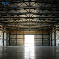 China Aircraft Hangar with  Large Clear-Span Interior, and Customized Hangar Doors for sale