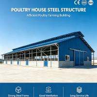 China Steel Structure Poultry House Featuring Space Design and Strong Steel Framework for Enhanced Poultry Production Capacity for sale