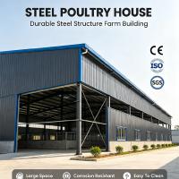 China Quick Assembly Steel Poultry House Prefab Chicken Shed Farm Building for sale