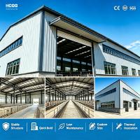 China Quick Assembly Steel Poultry House Prefab Chicken Shed Farm Building for sale