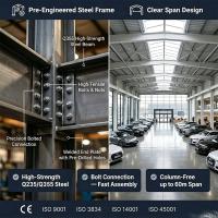 China Modern Steel Structure 4S Car Showroom Flexible & Cost-Effective Automotive Showroom Solutions for sale