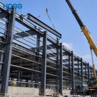 China Industrial Steel Building engineered to support industrial growth with customizable designs and robust structural integrity for sale