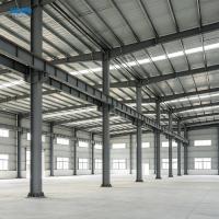 China Long-span Design　Prefabricated Steel Structure Workshop For Industrial Buildings　Weather-resistant for sale