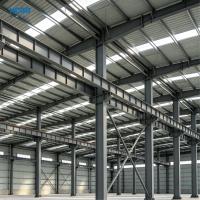 China Customized Design Crane-Ready Prefabricated Steel Frame Industrial Steel Workshop for sale