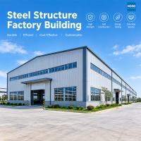 China Turnkey Prefabricated Steel Structure Warehouse Building with Roof and Wall Cladding for sale