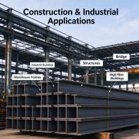 China Metal Structural H Steel Beams High Strength For Building Industrial Projects for sale