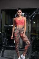 China Keyhole Back Sports Bra Moisture Wicking Four Way Stretch for sale
