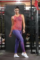China Wide Waistband Tummy Control Yoga Leggings Machine Washable for sale