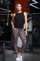 China Leopard Print High Waist Compression Yoga Leggings for sale
