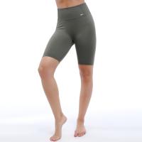 China No Side Seams High Waist Yoga Shorts 90% Nylon 10% Spandex for sale