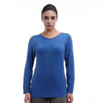 China Anti Pilling Fleece Lined Yoga Pullovers Anti Bacterial Quick Dry for sale