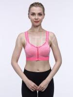 China High Impact Padded Gym Bra Wireless Moisture Wicking 55% Nylon 40% Polyester for sale