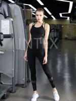 China Bamboo Viscose Yoga Tank Tops Seamless Moisture Wicking for sale