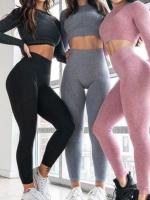 China Seamless High Waist Yoga Leggings 4 Way Stretch 92%Nylon 8%Spandex for sale