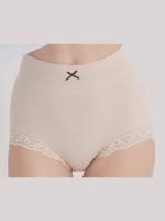 China Ladies Lace Trim Bikini Underwear Seamless Breathable Stretchy for sale