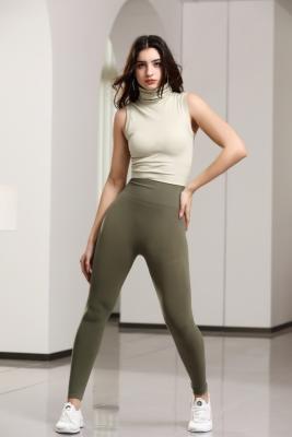 China High Collar Sculpting Yoga Sleeveless Camisole Anti Bacterial for sale