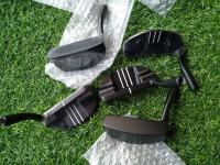 China Zinc Alloy Mallet Golf Putter 28 to 39 Inch Steel Shaft Rubber Grip Custom Logo for sale