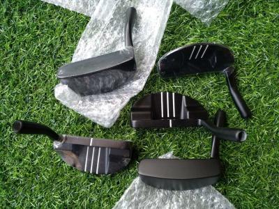 China Zinc Alloy Mallet Golf Putter 28 to 39 Inch Steel Shaft Rubber Grip Custom Logo for sale