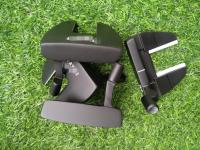 China Zinc Alloy Mallet Golf Putter Complete Set 28 to 39 Inch Steel Shaft Rubber Grip for sale