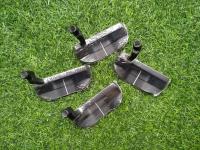 China Zinc Alloy Mallet Golf Putter 28 to 39 Inch Custom Logo Steel Shaft Rubber Grip for sale