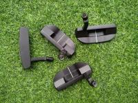 China Zinc Alloy Mallet Golf Putter 28 to 39 Inch Custom Logo Steel Shaft Rubber Grip for sale