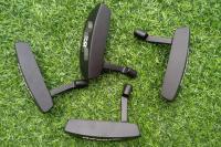 China Zinc Alloy Mallet Golf Putter 28 to 39 Inch Custom Logo Steel Shaft Rubber Grip for sale