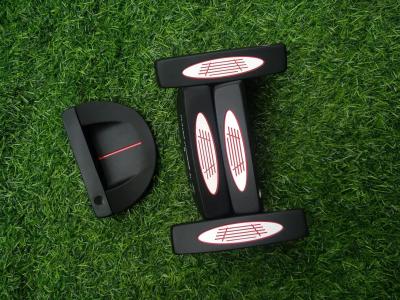China Zinc Alloy Mallet Golf Putter with Steel Shaft and Rubber Grip 28 to 39 Inch for sale