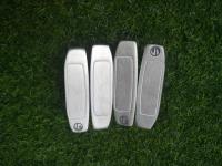 China Zinc Alloy Mallet Golf Putter 28 to 39 Inch Steel Shaft Rubber Grip Custom Logo for sale
