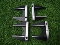 China Zinc Alloy Mallet Golf Putter 28 to 39 Inch Steel Shaft Rubber Grip Custom Logo for sale