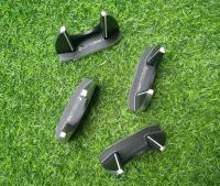 China Zinc Alloy Mallet Golf Putter 28 to 39 Inch Steel Shaft Rubber Grip Custom Logo for sale