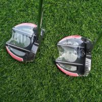China Zinc Alloy Mallet Golf Putter 28 to 39 Inch Steel Shaft Rubber Grip Custom Logo for sale