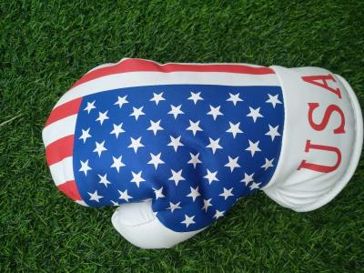 China USA Golf Head Cover Boxing Glove Style Driver Headcover for 460cc Driver for sale