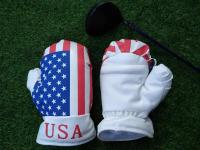 China USA Golf Head Cover Boxing Glove Style Driver Headcover for 460cc Driver for sale