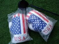 China USA Golf Head Cover Boxing Glove Style Driver Headcover for 460cc Driver for sale