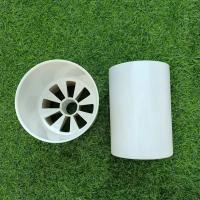 China Plastic Golf Cup 15cm Height 10.8cm Diameter White Practice Hole Cup for sale
