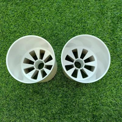 China Plastic Golf Cup 15cm Height 10.8cm Diameter White Practice Hole Cup for sale