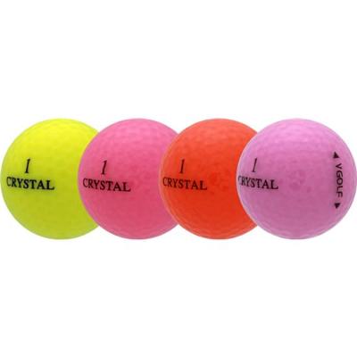 China Crystal Golf Balls 42mm 100g Premium Clear Glass Golf Balls for Display for sale