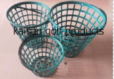 China Heavy Duty Golf Ball Basket 100 Ball Capacity Durable Steel Wire Construction for sale