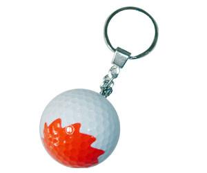 China Custom Logo Key Chain Golf Ball Promotional Gift Ball 42mm Diameter for sale