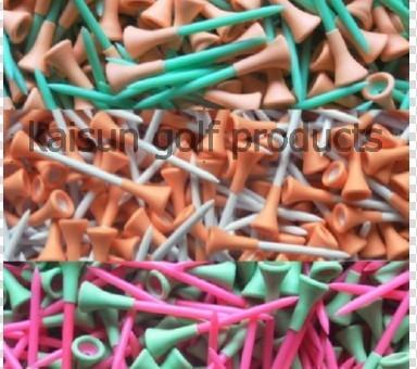 China Golf Rubber Tee 2.75 Inch Durable Flexible Golf Tee for Driving Range for sale