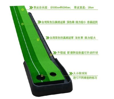 China Golf Putter Trainer Aid for Indoor Outdoor Practice with Adjustable Alignment for sale