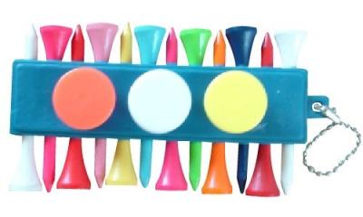 China Golf Tee Holder Durable Plastic Clip for Golf Bags 2 Pack for sale