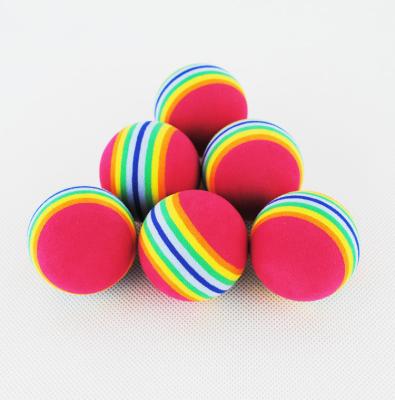 China Rainbow Golf Ball 3 Layer Surlyn Cover 80 Compression for Distance and Feel for sale