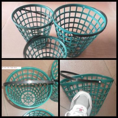 China Plastic Golf Ball Basket 60-Ball Capacity Durable Lightweight Training Equipment for sale
