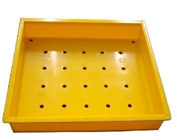 China Custom Golf Ball Box and Equipment Tray Durable ABS Plastic 2 Compartment for sale